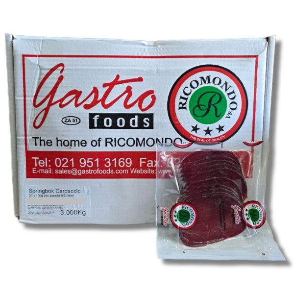 CARPACCIO - SPRINGBOK (100g) - Packtown